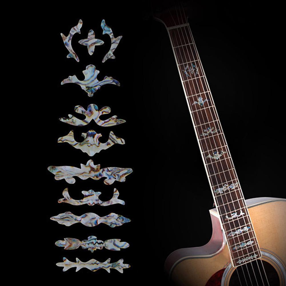 O!Guitar Bass Inlay Sticker Fretboard Marker Fret Decal Decoration ...