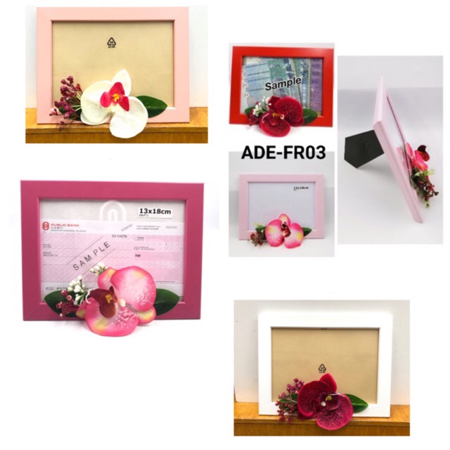 [ready stock] ADE-FR03 Frame Hantaran Cheque Wedding 13x18cm -5R ...