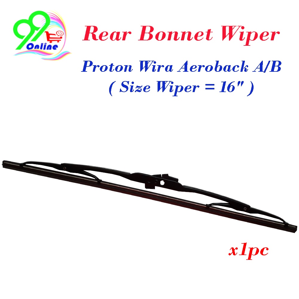 Wira Aeroback ( A/B ) Rear Bonnet Wiper ( 16") | Shopee Malaysia