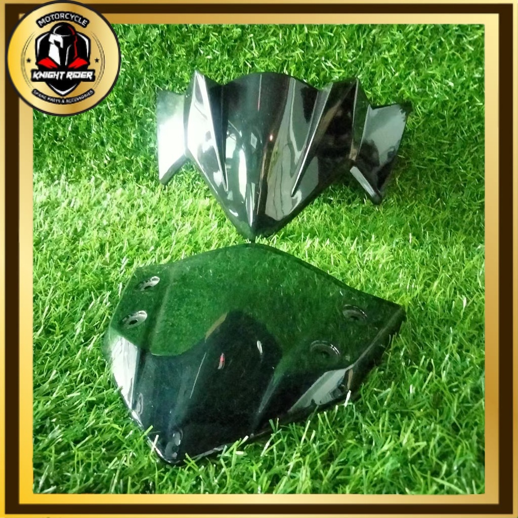 WINDSHIELD RS150 V1 V2 BLACK VISOR HONDA RS150R WINDSCREEN COWLING LENS MOTORCYCLE FRONT VISOR ...