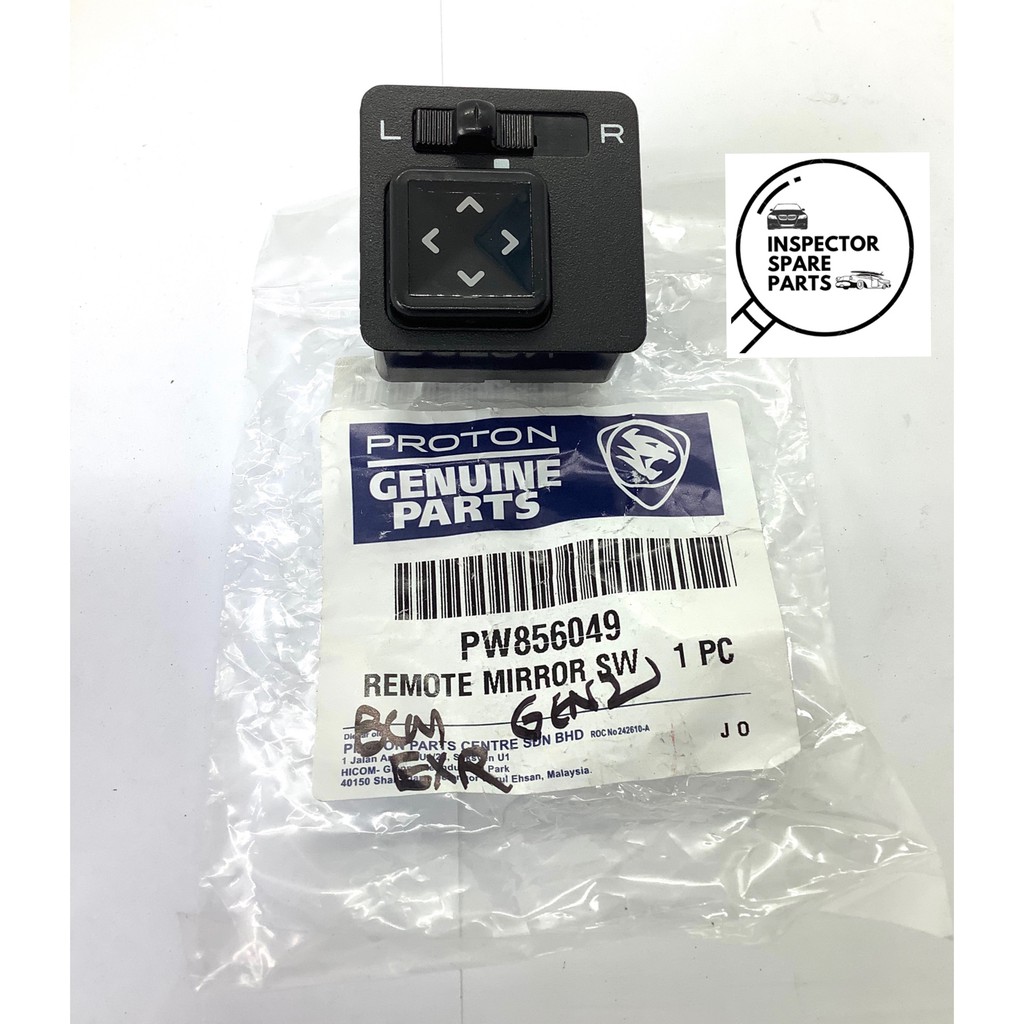 100% ORIGINAL PROTON BLM GEN2 PERSONA EXORA DOOR REMOTE SIDE MIRROR ...