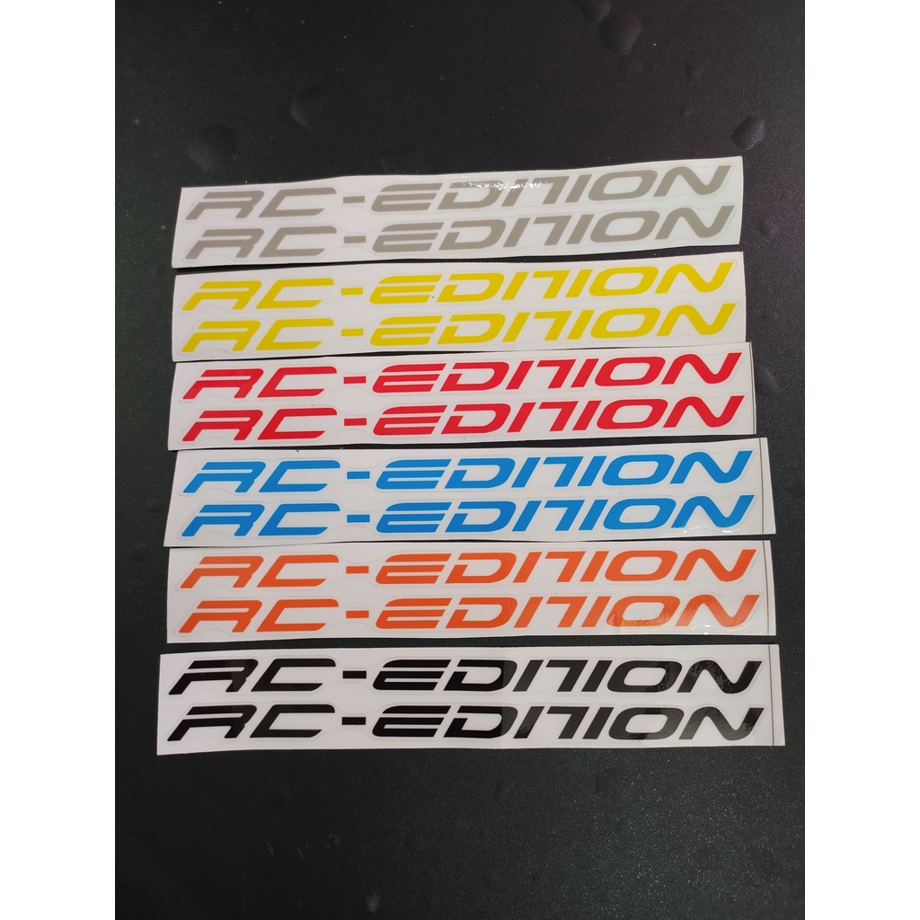 Rc EDITION Fork Stickers in Many Colors to Choose from | Shopee Malaysia