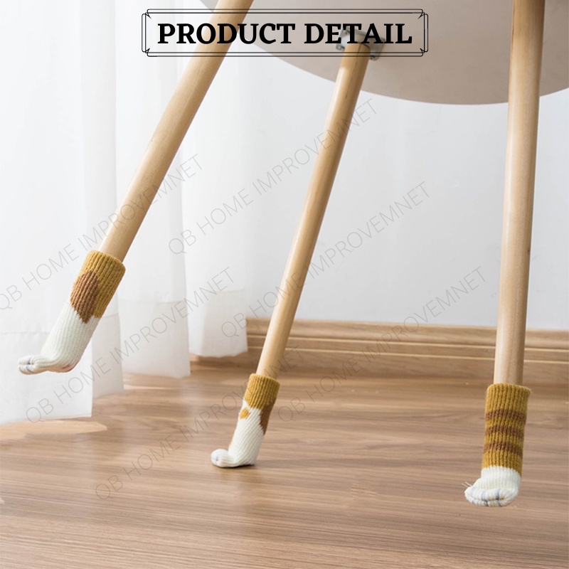 QB Chair Socks Chair Leg Cover Pelapik Kaki Kerusi Sarung Kaki Kerusi ...