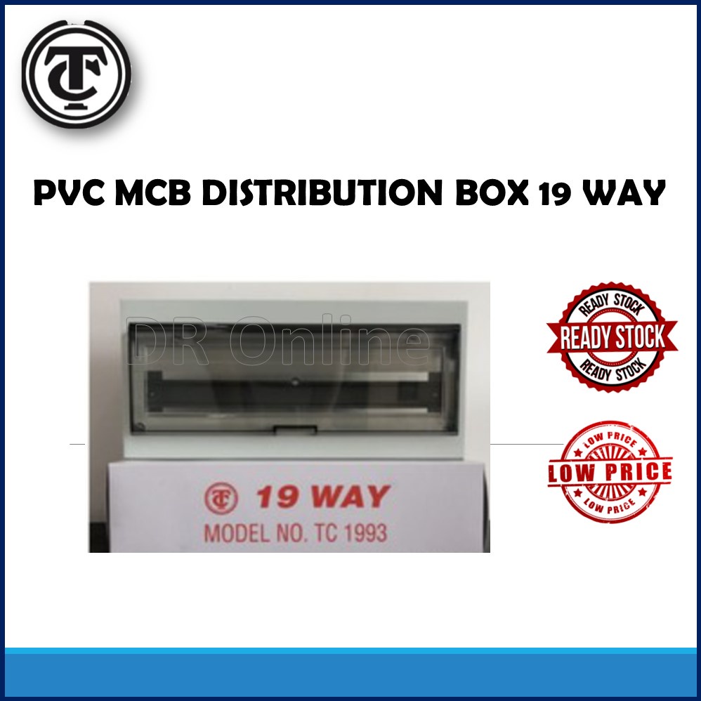 TC MCB PVC DB Box / MCB Distribution Box , 14 Way / 19WAY PVC | Shopee ... TC MCB PVC DB Box / MCB Distribution Box , 14 Way / 19WAY PVC | Shopee ...