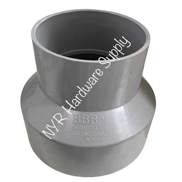 6” (150mm) Pvc Pipe Fitting 6” Elbow 90Deg / 6” Elbow 45Degree 6” Socket / 6” End Cap / Reducer ...