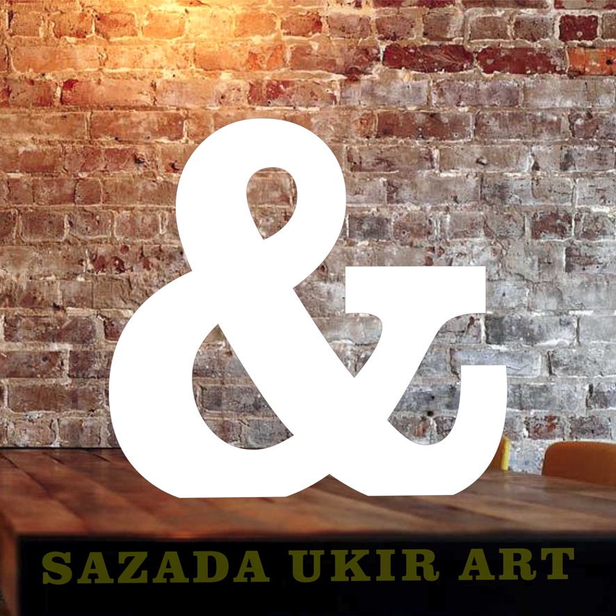 8cm S3 Abjad/Alphabet Alphabet Letter wedding Decoration Table Sign ...