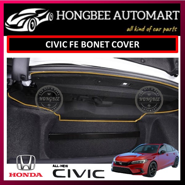 HONDA CIVIC FE 2022-2024 REAR BONET COVER / BONET ORGANIZER | Shopee ...