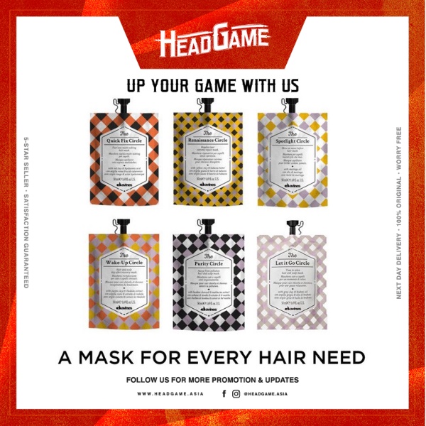 Davines The Circle Chronicles Mask: Renaissance Circle/Quick Fix Circle ...