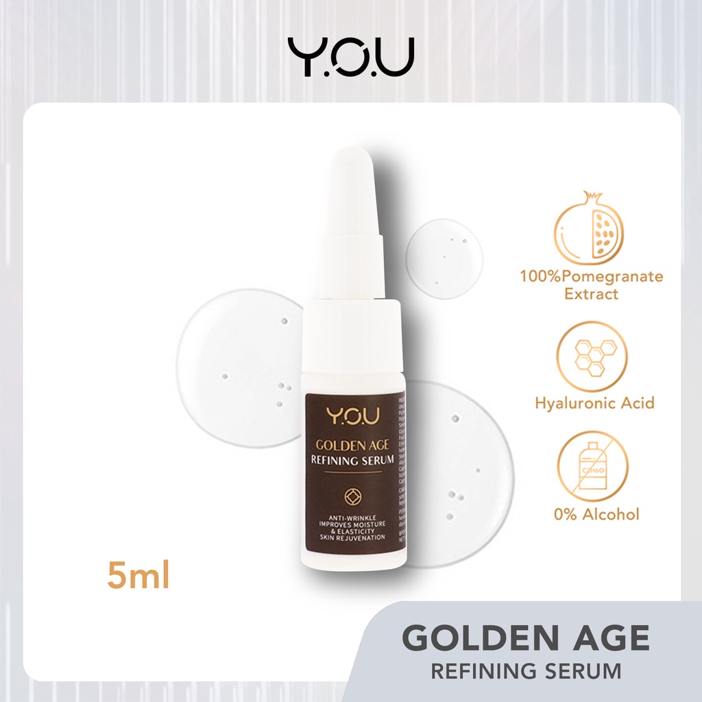 Y.O.U You GOLDEN AGE REFINING SERUM 5 mL | Shopee Malaysia