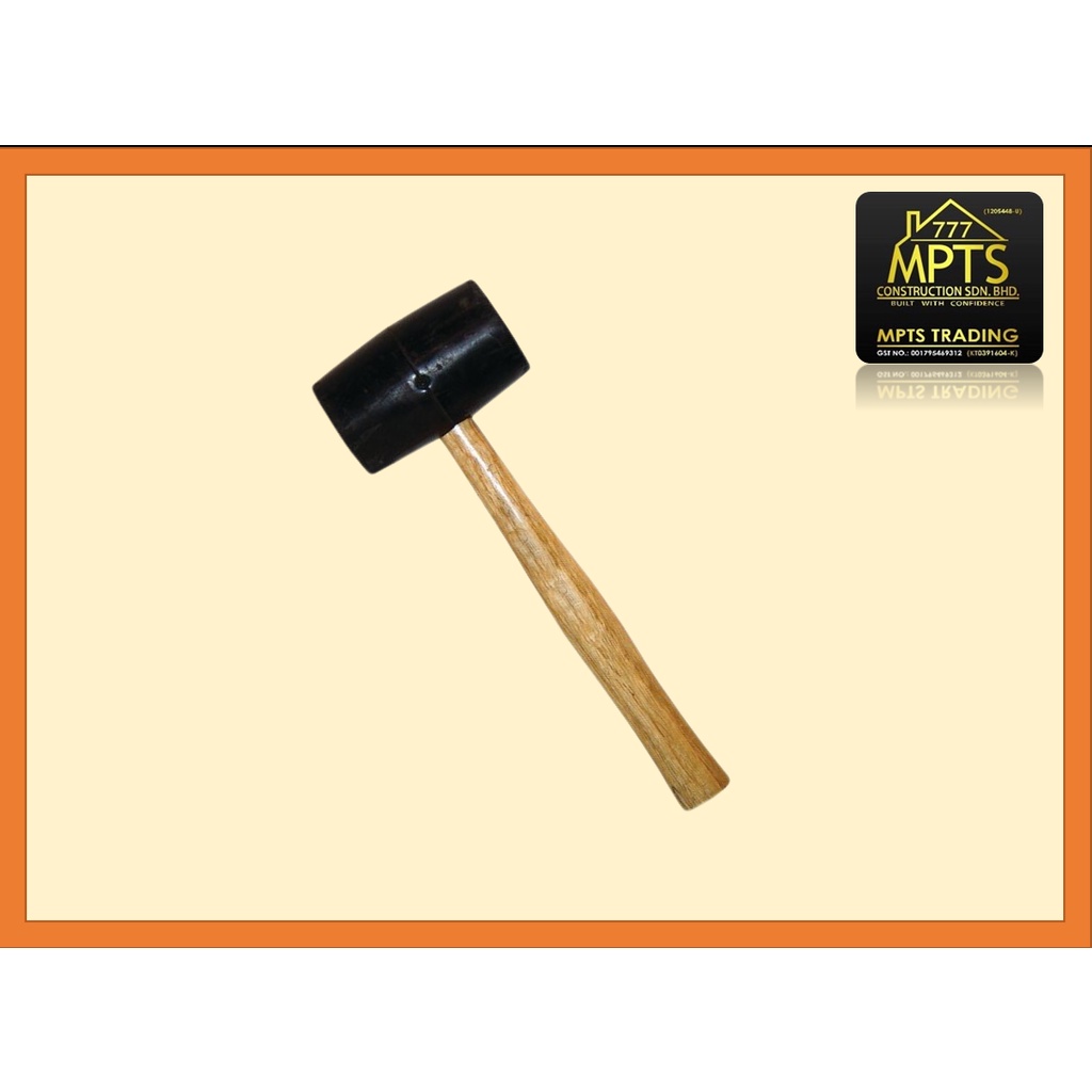 Tukul getah / Wooden Handle Rubber Mallet Hammer | Shopee Malaysia