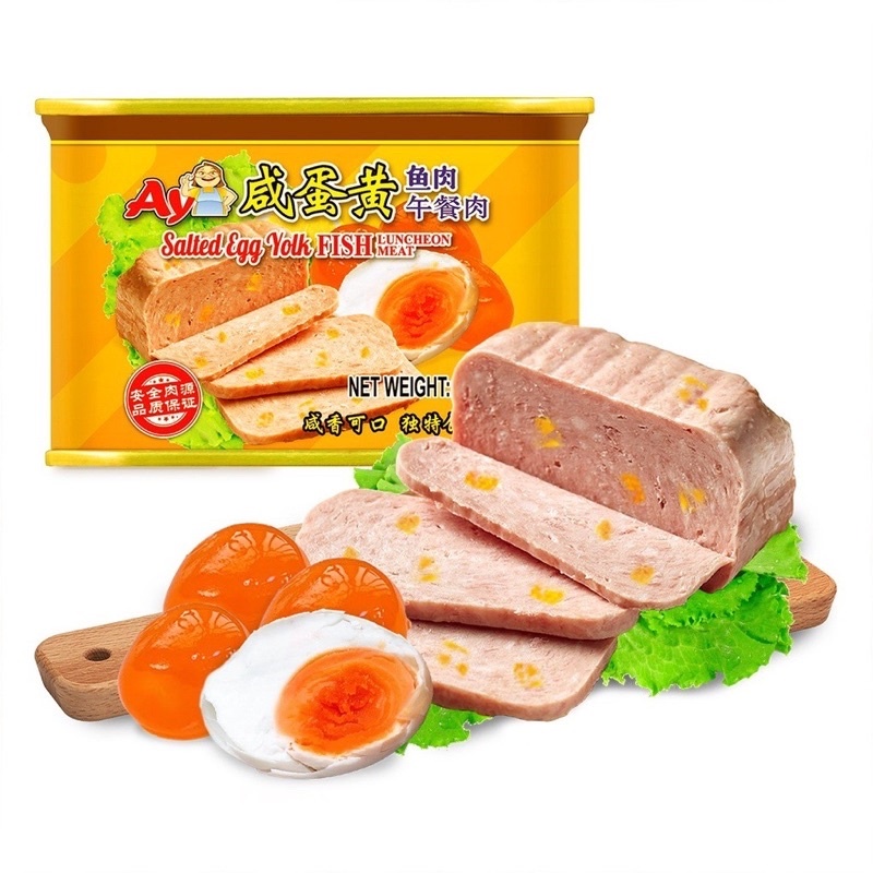 AYI SALTED EGG YOLK FISH LUNCHEON MEAT (198G) | Shopee Malaysia
