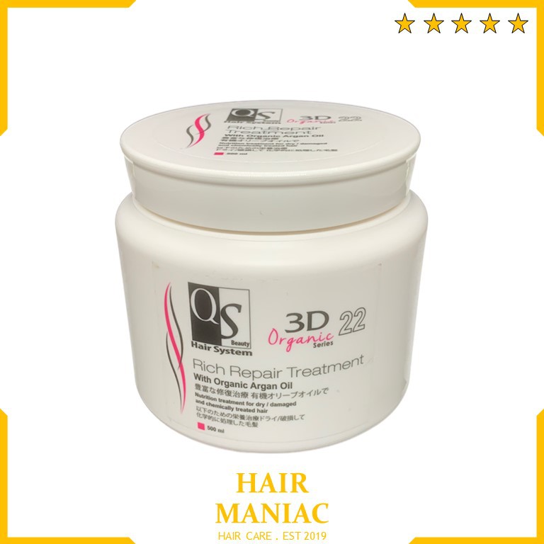 QS Beauty 3D Gold Series 22 3D22 Rich Repair Treatment 500ML | Shopee Malaysia