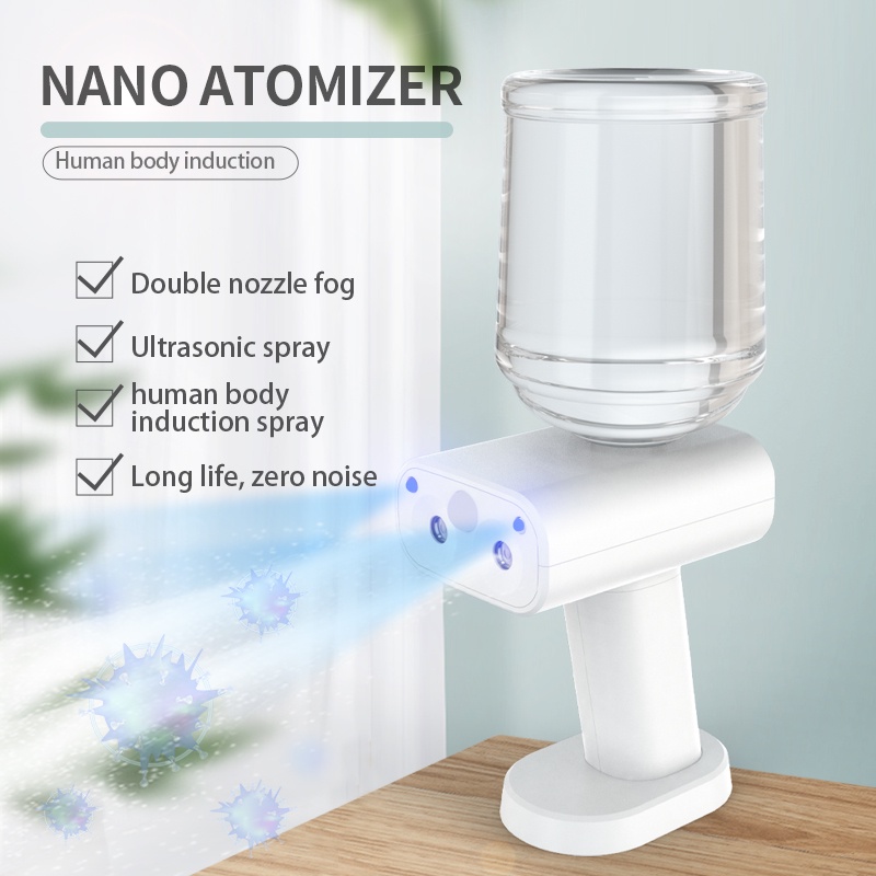 Sensor Nano Atomizer Spray Gun Ultrasonic Double Nozzle Intelligent ...