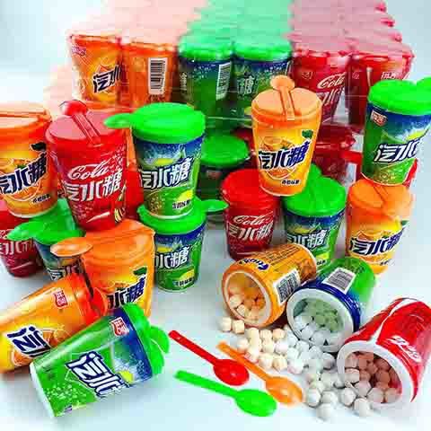 Yike Soda Flavored Candy Orange Sprite Coke Flavored Soda Candy 1 ...