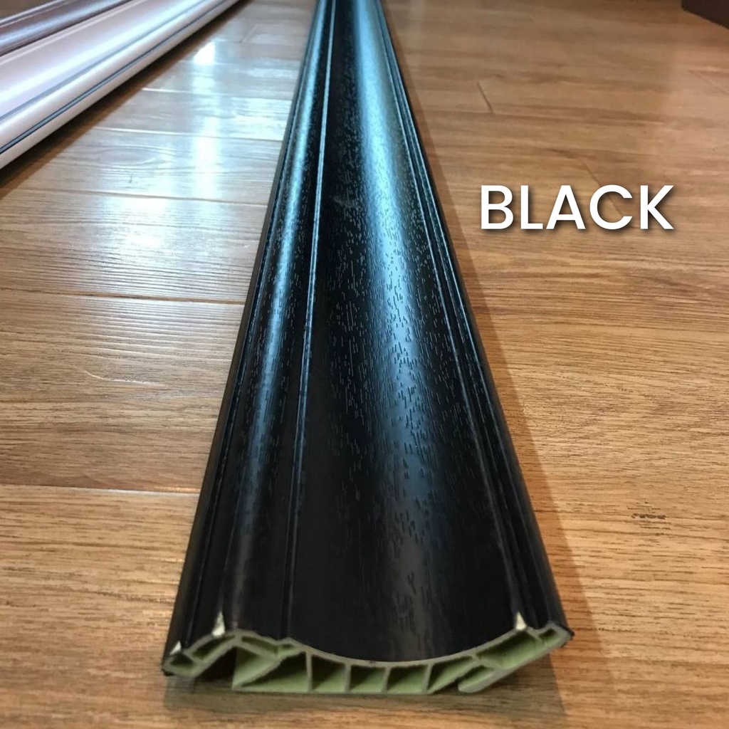 K2 VIVIDWAYS PVC SKIRTING 2.2 METER LONG 100MM HEIGHT(Black/White/Brown ...