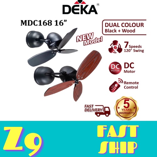 DEKA NEW MDC168 16" DC Motor With 7 Speed Remote Control Dual Color ...