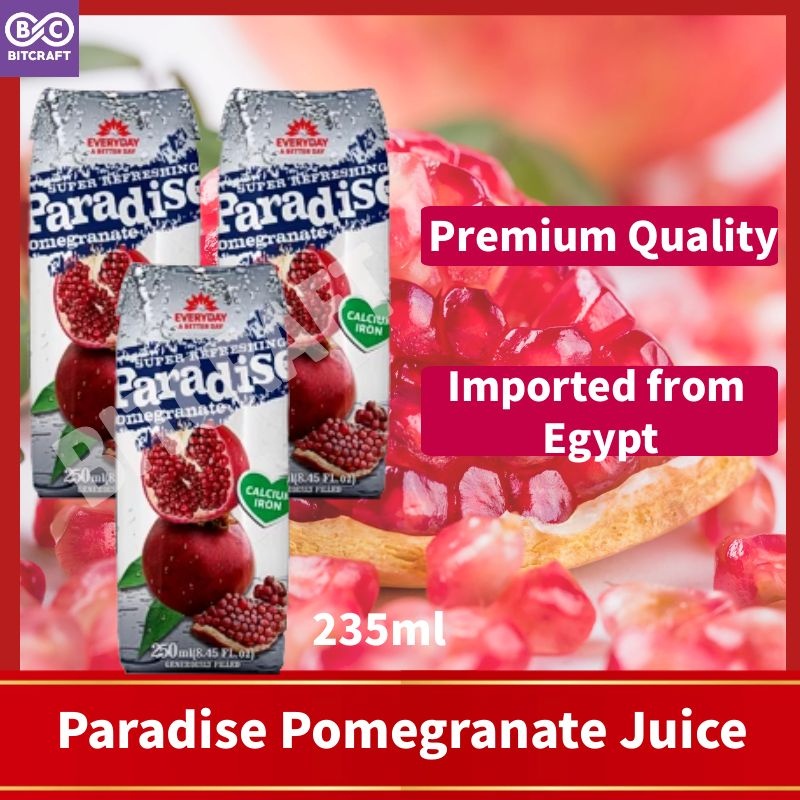 Paradise Premium Quality Pomegranate Juice Drink 235ml Imported from ...