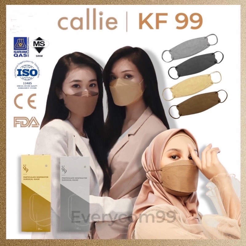 Callie KF99 FFP3 Particulate Respirator Surgical Mask Korea Design Mask ...