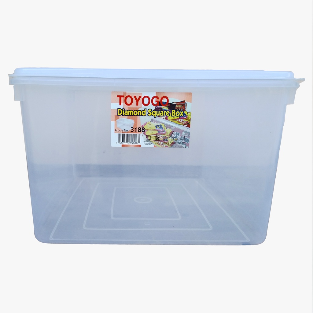 TOYOGO Food Storage Container with Lid - Translucent 3188 (30.5L) [2 ...