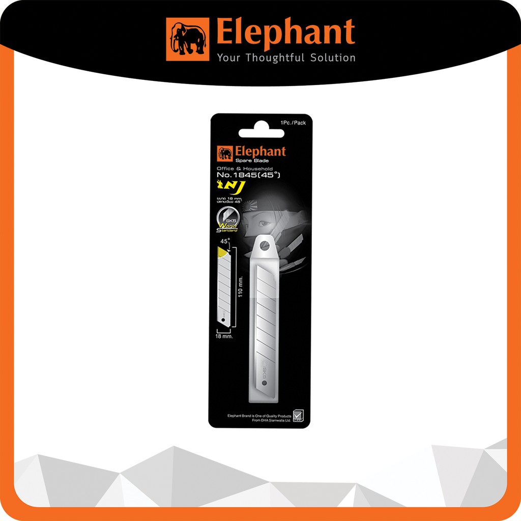 Elephant Blade No.1845 45 Degree 18mm | Shopee Malaysia