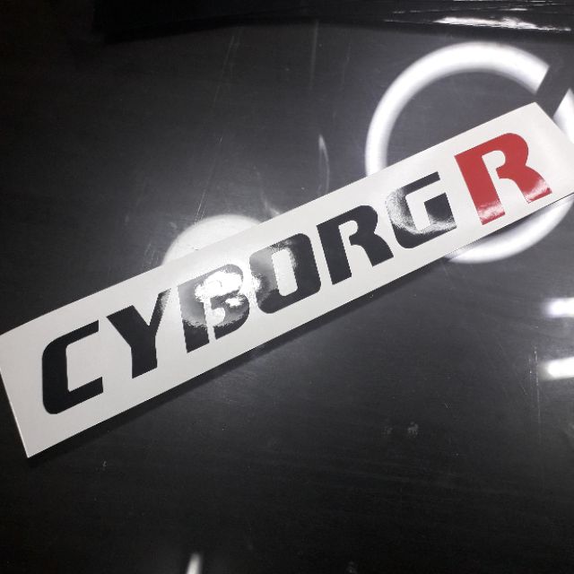 CYBORG R - CAR STICKER / SATRIA / MITSUBISHI 🔥 READY STOCK🔥 | Shopee ...