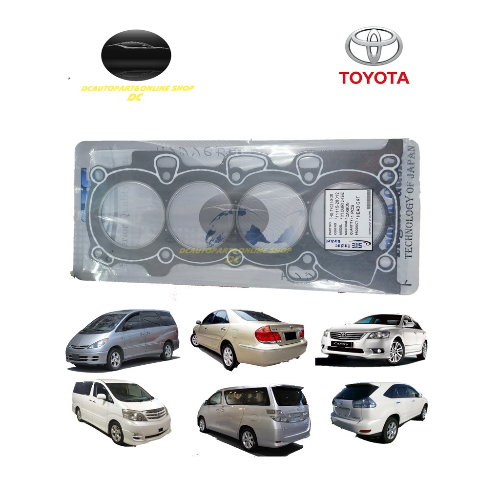 TOYOTA CAMRY ACV30 ACV40 VELLRIFE ALPHARD 2.4 ANH10 ANH20 ESTIMA ACR30 ACR50 HARRIER 2AZ 1AZ ...