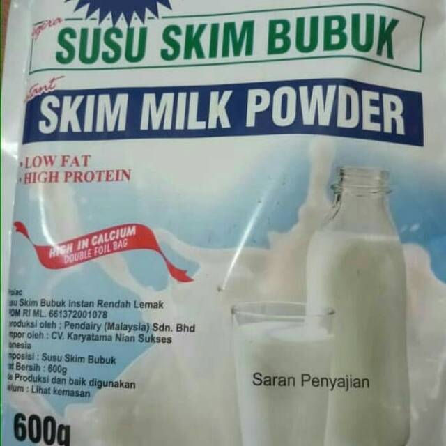 Skim Milk Powder Prolac 600 gram Malaysia High Calcium low fat low ...