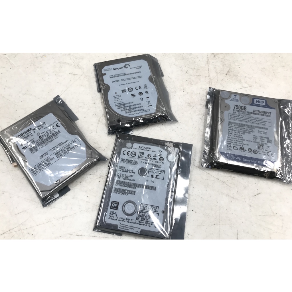USED HDD mixed brand 160GB 250gb 320gb 500GB 1TB 2.5'' 2.5 inch sata ...
