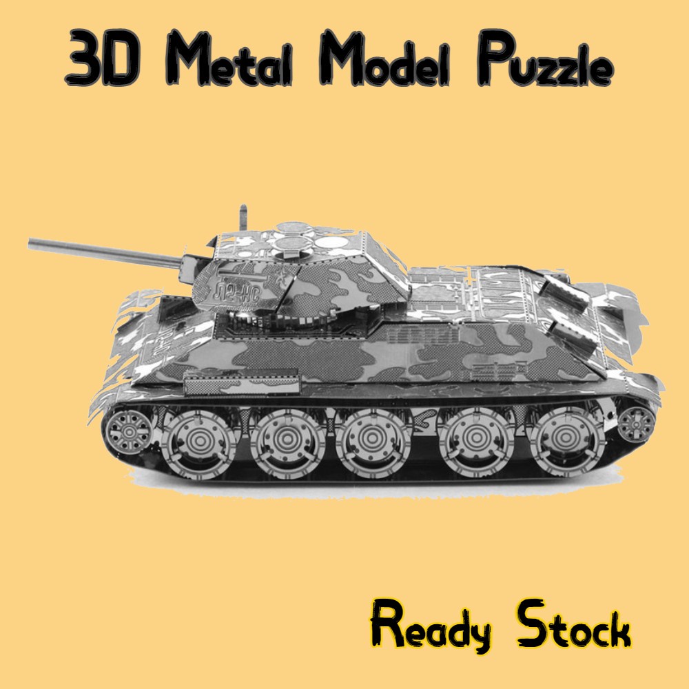 3D Metal Model Puzzle DIY Puzzle Mini Model Toy Gift 3D 金属拼图diy ...