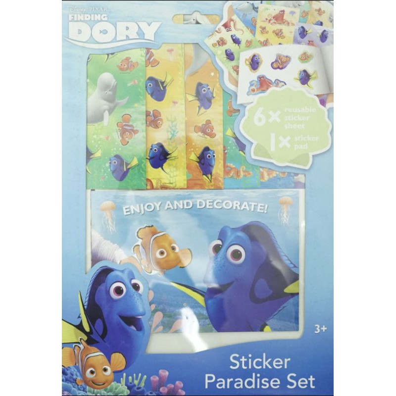 Disney Finding Dory Sticker Paradise Set 🔥LOWEST MURAH🔥 | Shopee Malaysia