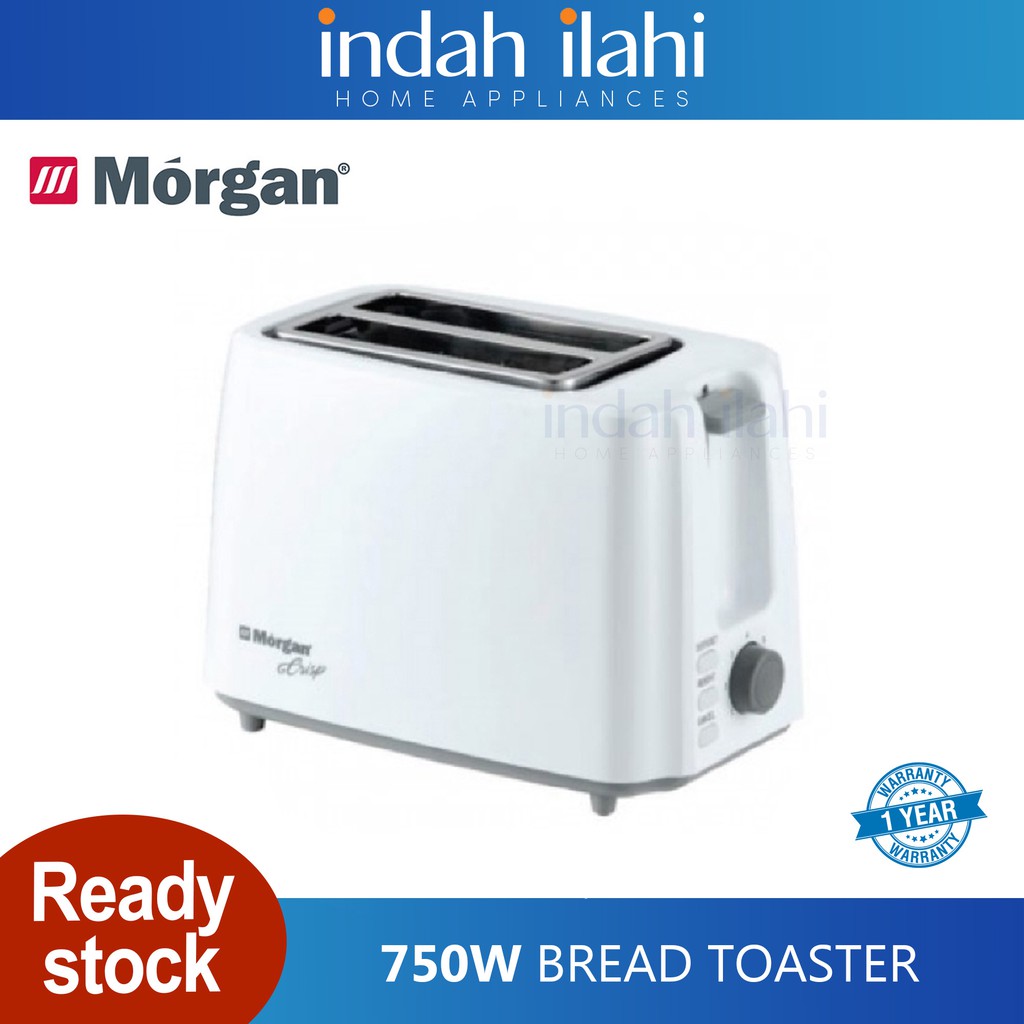 Morgan Toaster Slice Toaster with Cover Pembakar Roti MTS-22A MTS-22C ...