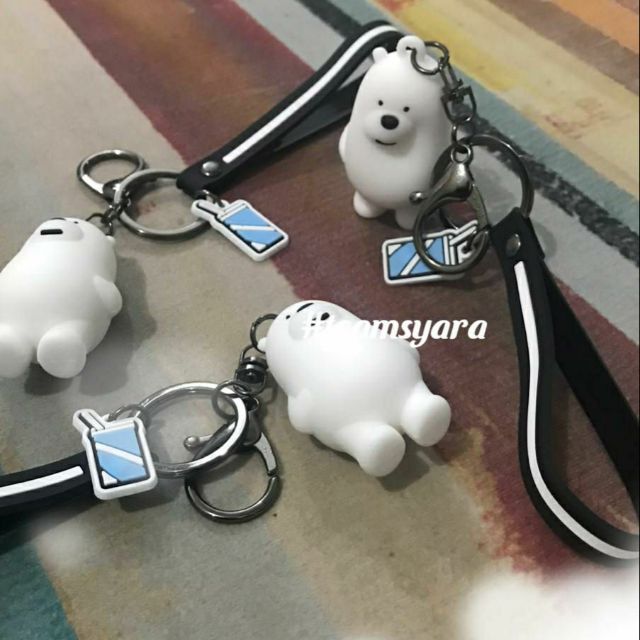 Keychain We Bare Bears (Ice Bear) | Shopee Malaysia