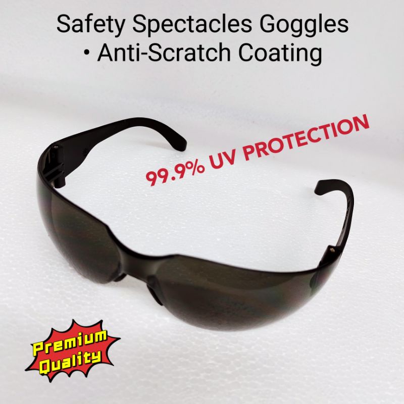 Cermin Mata Hitam Keselamatan Safety Protection Goggles For Welding ...
