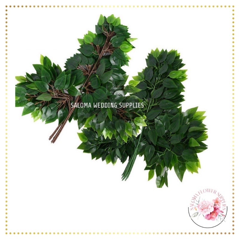 Artificial Banyan Leaves / Clover Leaves Wedding Decoration / Daun ...