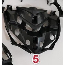 100% ORIGINAL YAMAHA Y15ZR Y15 YSUKU V1 V2 FULL INNER SET NON COLOUR PART HITAM BLACK COVER ...