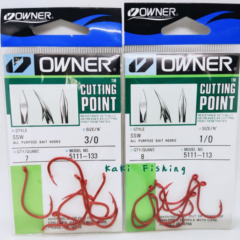 Owner SSW with cutting point 5111 red colour hook owner hook owner hook ...