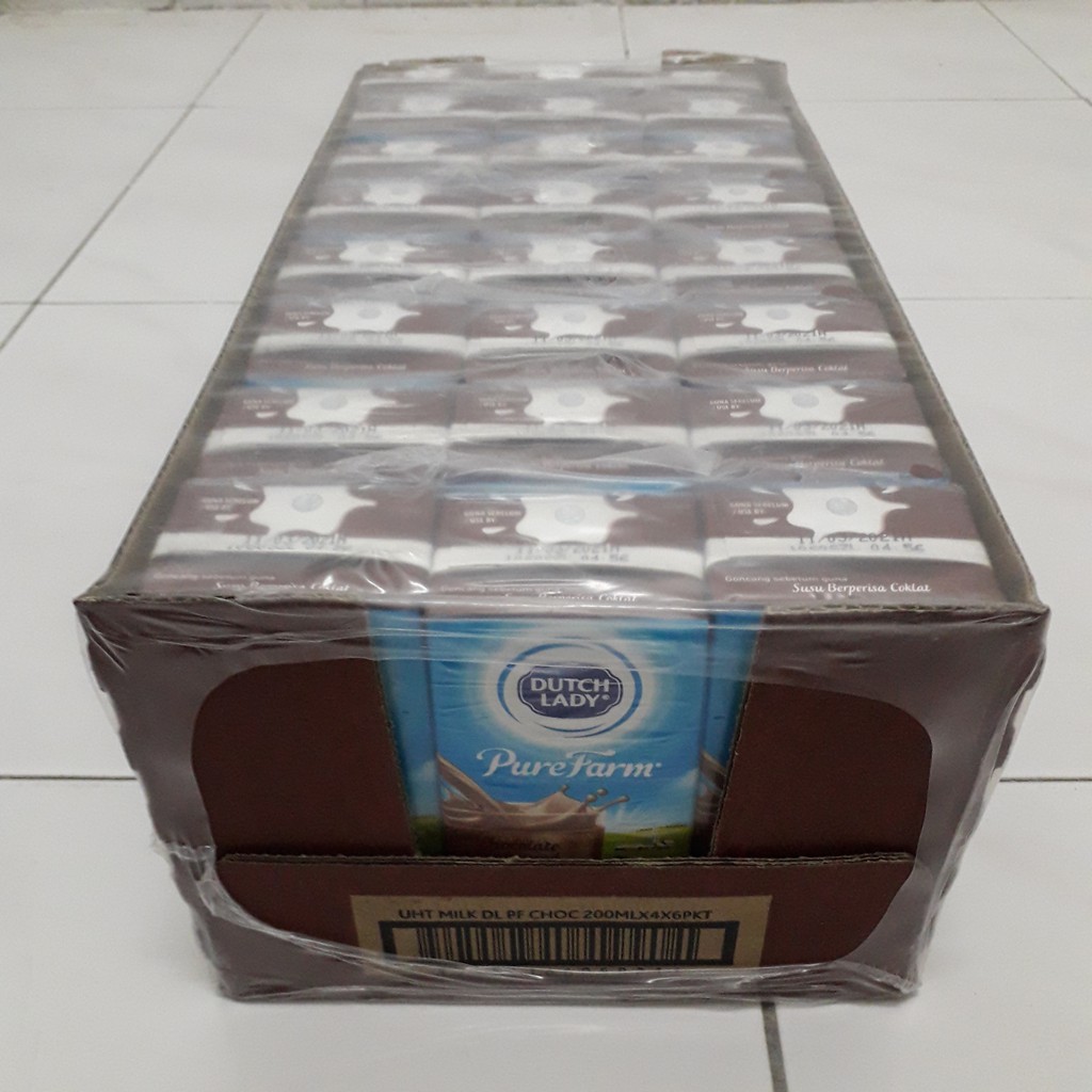 DUTCH LADY UHT MILK (6*4*200ml) (24 pkt/ctn) | Shopee Malaysia