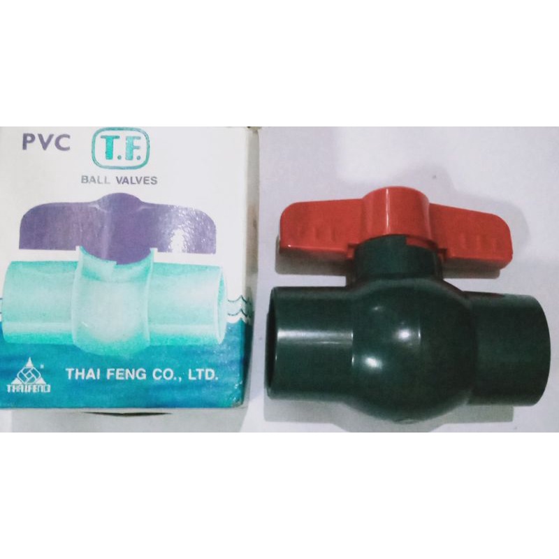 BALL VALVES (SAIZ:3/4")(METERIAL: PVC)(JENAMA:THAI FENG CO.LTD)(LUDE ...
