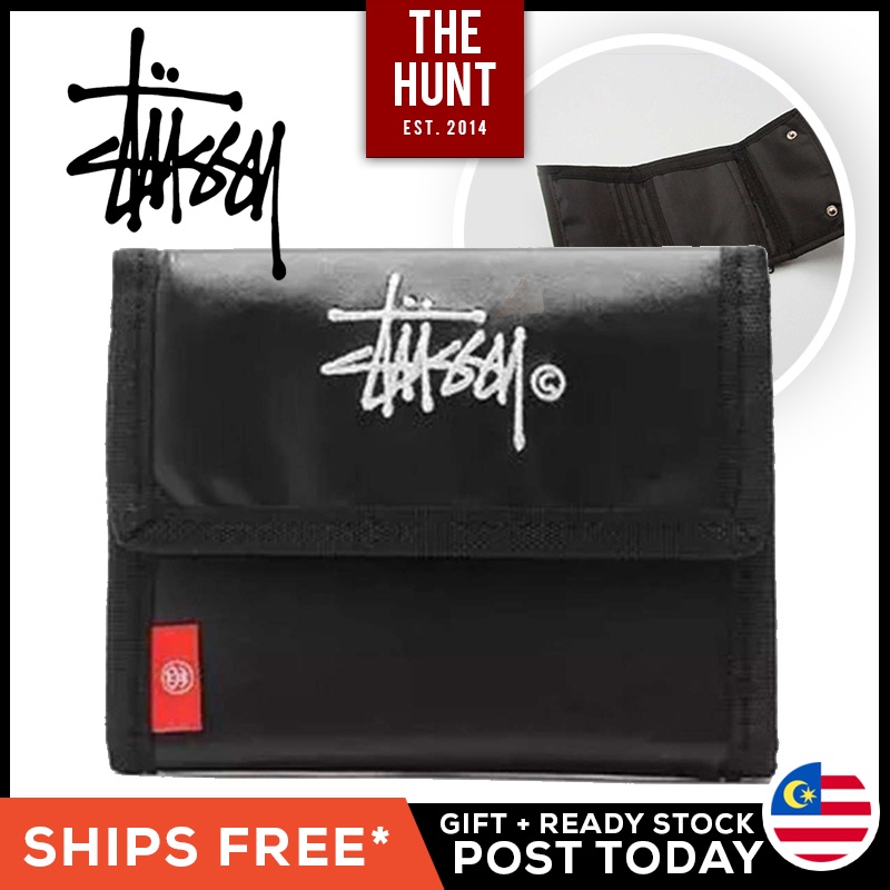 📢Ready Stock🔥 Stussy Japan E- mook Burandomukku Sport Trifold Wallet ...