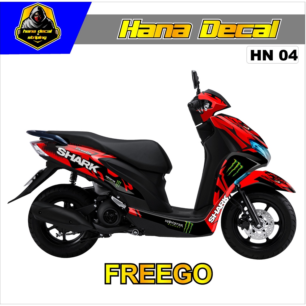 Yamaha Freego Full Body Sticker decal Code 04 hn Ag | Shopee Malaysia