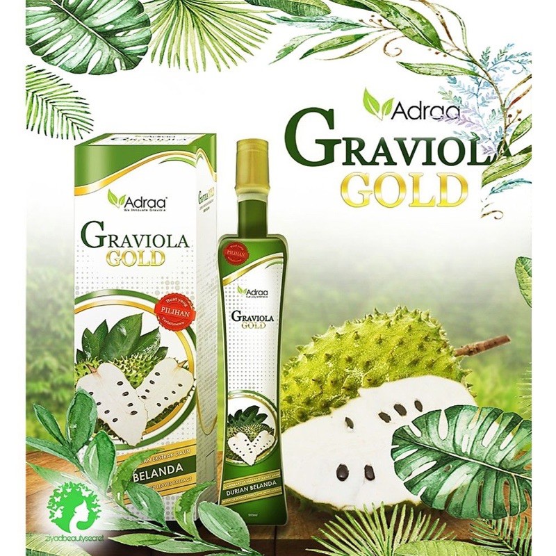 Adraa Graviola Gold by Rosyam Noor (💯 original) Produk Premium | Shopee ...