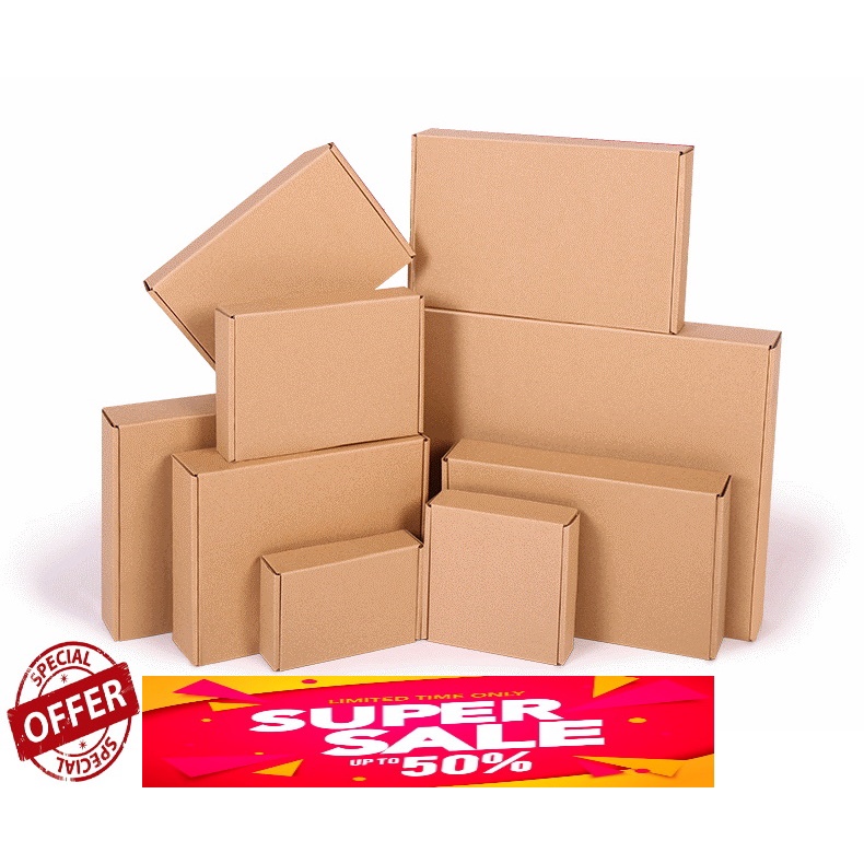 【SpendWithJoy】Packaging Box Kotak Packing Barang Paper Box Carton Box ...
