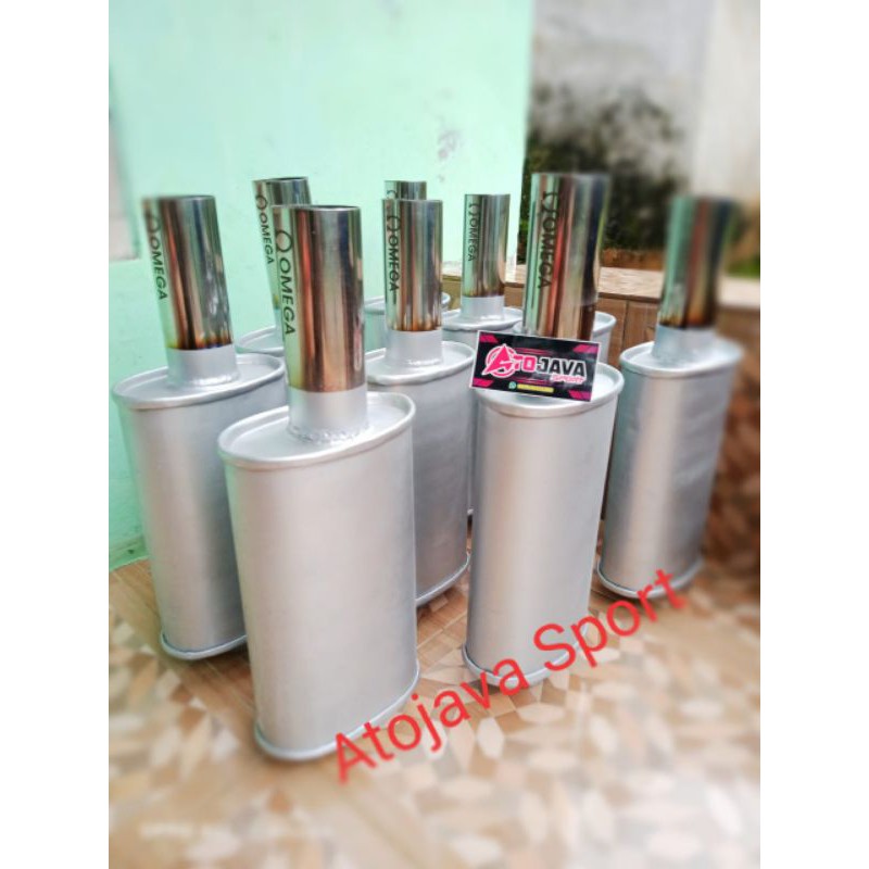 OMEGA exhaust (stainless tip) dry bass & solid bass sound | Shopee Malaysia