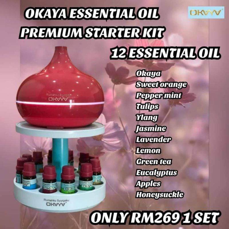 💯 ORIGINAL [OKAYA] Okaya Diffuser Starter Kit | Shopee Malaysia
