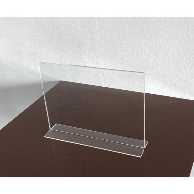 T Shape Acrylic Display Stand A4/A5 | Shopee Malaysia