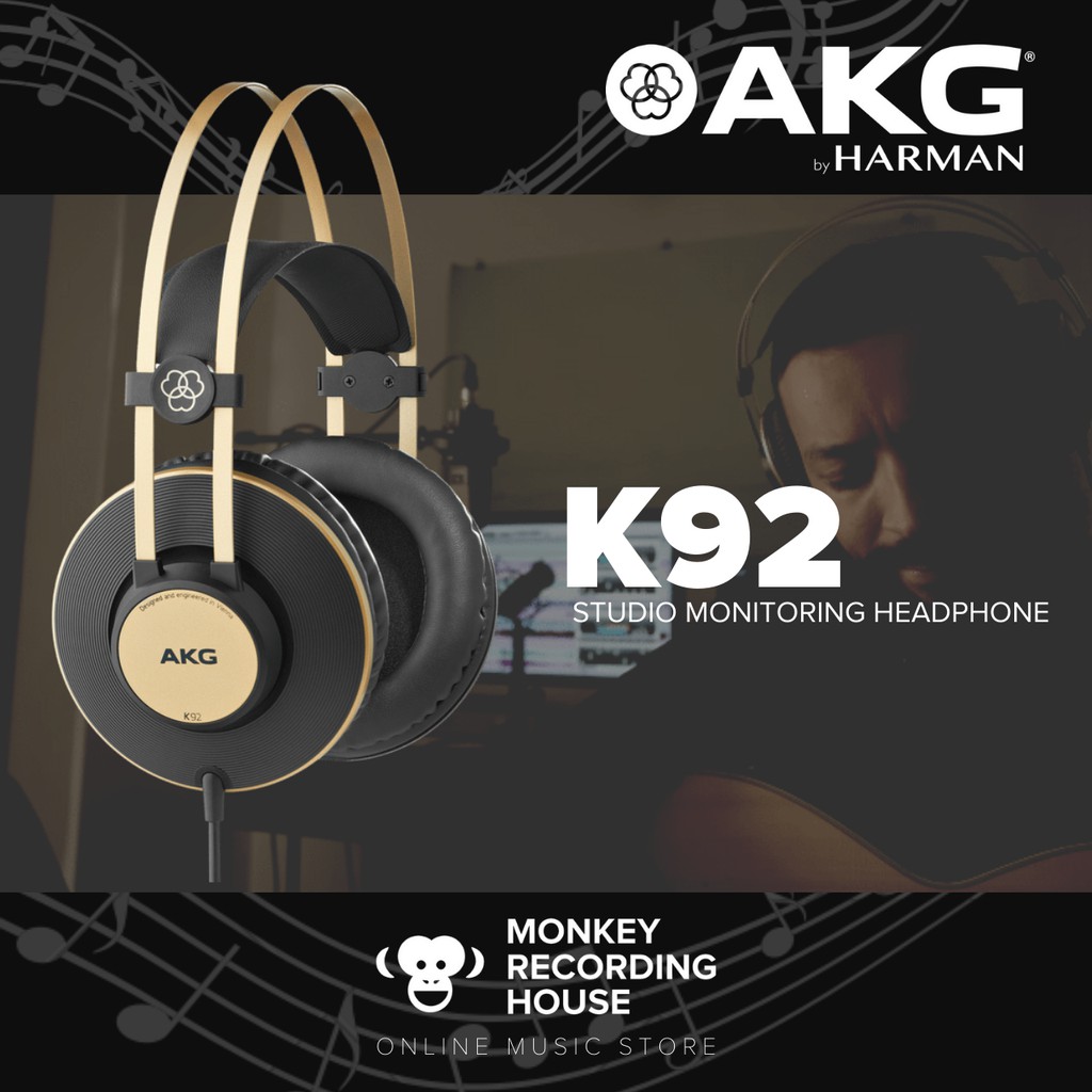 【K 92/K-92】AKG K92 Closed-Back Studio Headphones | Shopee Malaysia