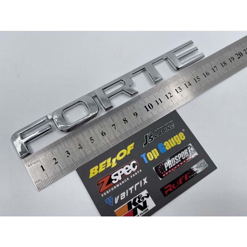 KIA FORTE Chrome Letter Logo Wording Car Auto Rear Trunk Lid Emblem ...