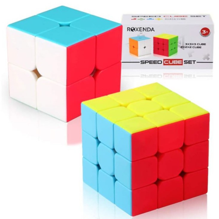 [Genuine] Hot Combo Rubik 2x2 + Rubik 3x3 - Combo 2 Rubik 23 No Colored ...