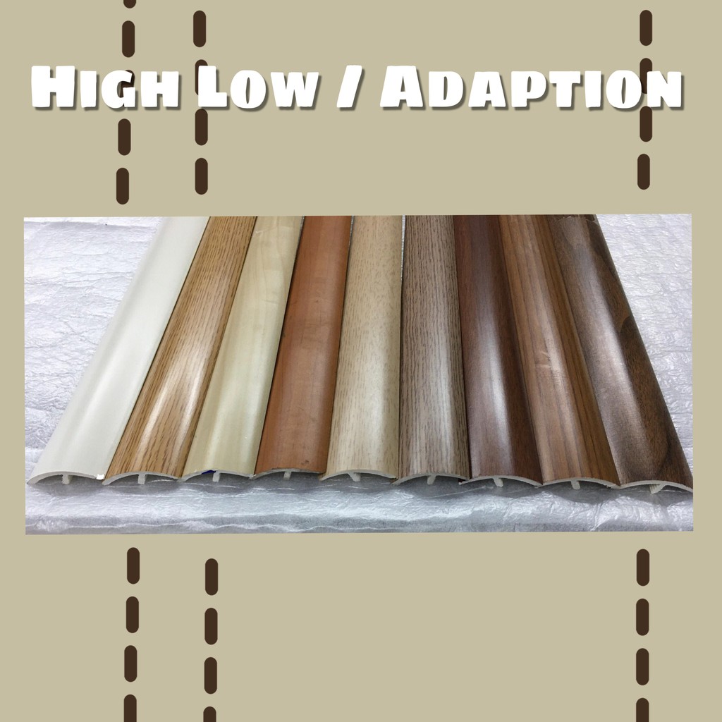 Flooring Accessories - PVC Adaption / HL Profile (40mm x 10mm) | Shopee ...