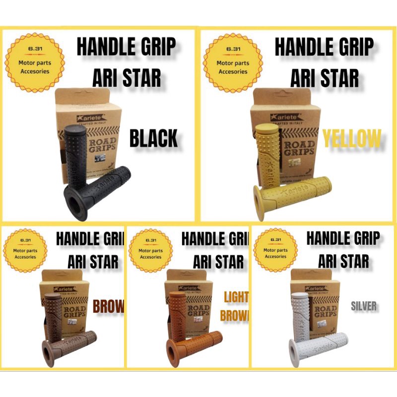 Ariete HANDLE GRIP 22MM ARI STAR 01and 03 SOFT ROAD GRIP | Shopee Malaysia